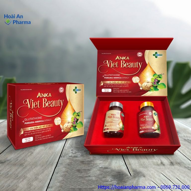 Anka Viet Beauty - Viên uống hỗ trợ cải hiện nội tiết tố, sinh lý nữ